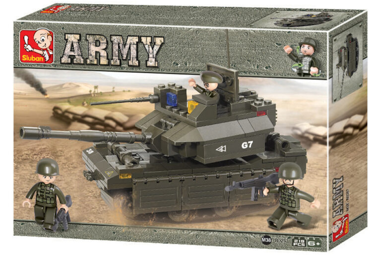 M38-B0287 Panzer Tank Sluban bygge klodser lego plast legeklodser ...