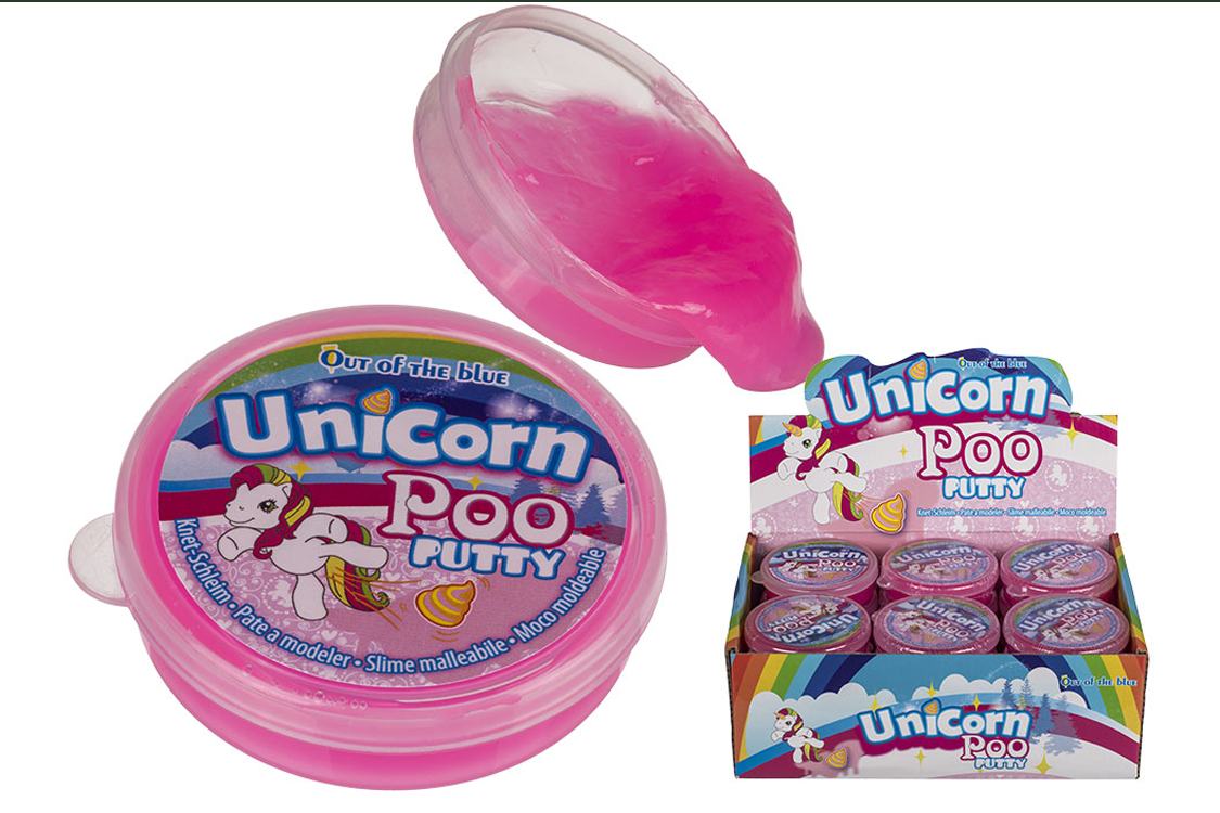 Køb Unicorn Poo - Slime med glitter - Rodes.dk