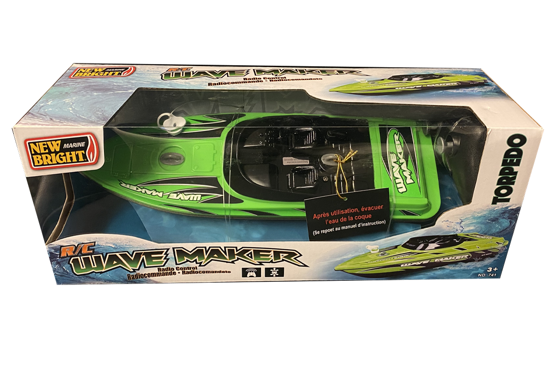 Køb RC Wave Maker Boat - 30 cm - Rodes.dk