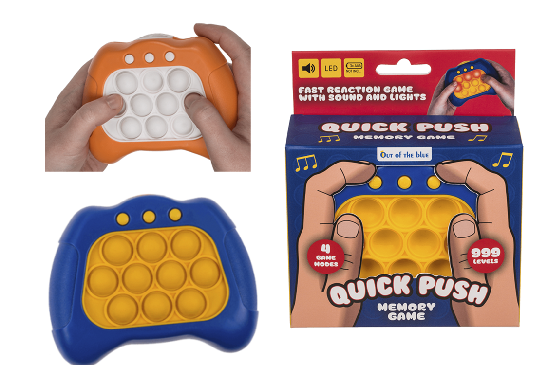 Køb Quick Push Game Controller med Lyd og Lys - Rodes.dk