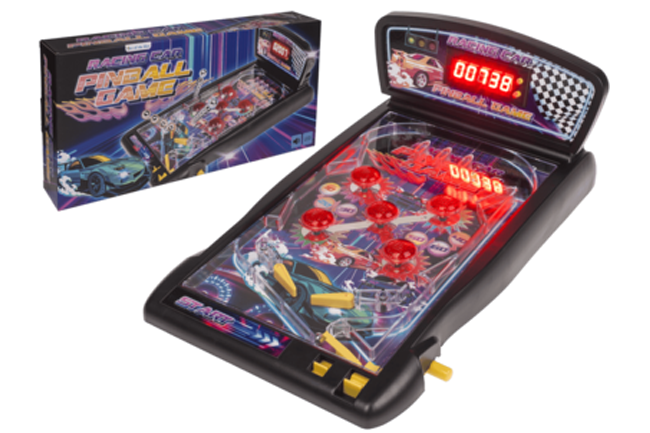Køb Racing Car Pinball Game / flippermaskine - Rodes.dk